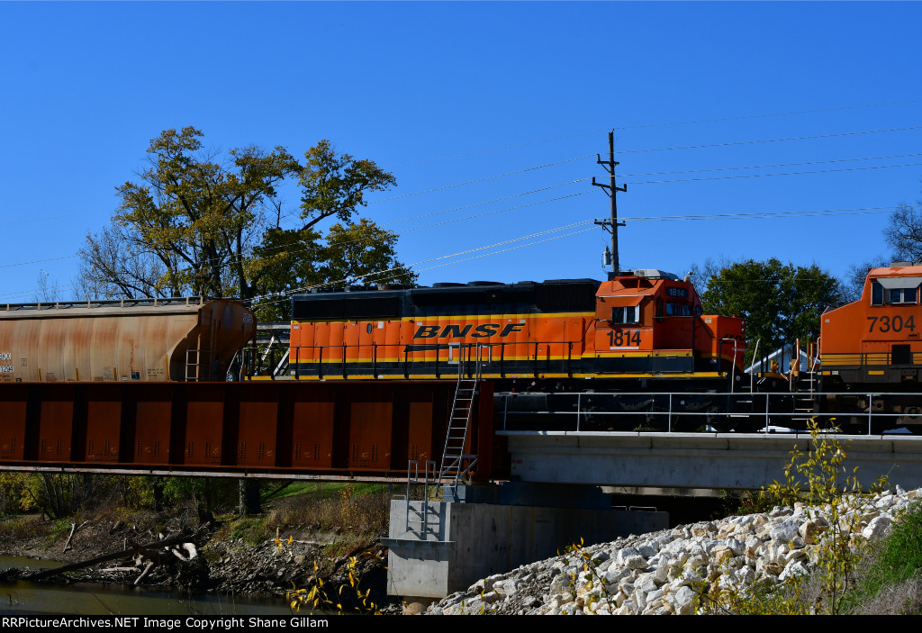 BNSF 1814 Roster shot.